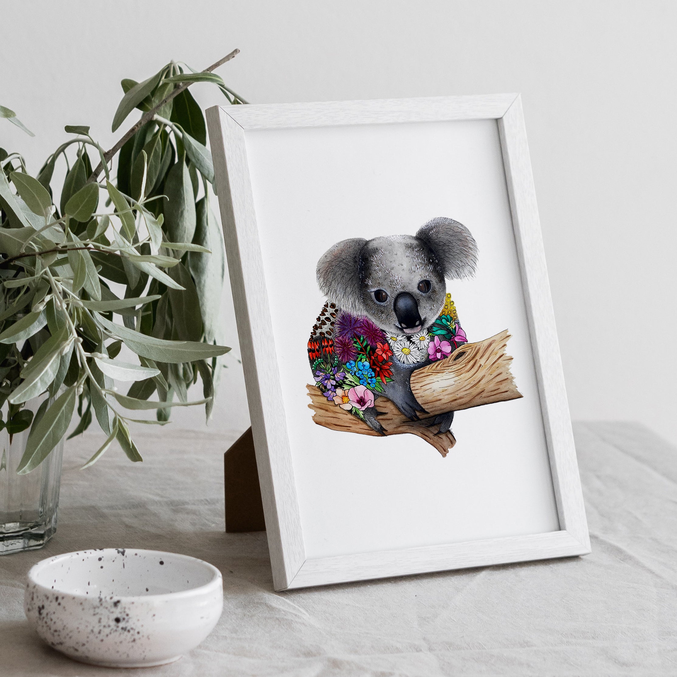 Watercolour Koala Artwork – Designs by Leisha